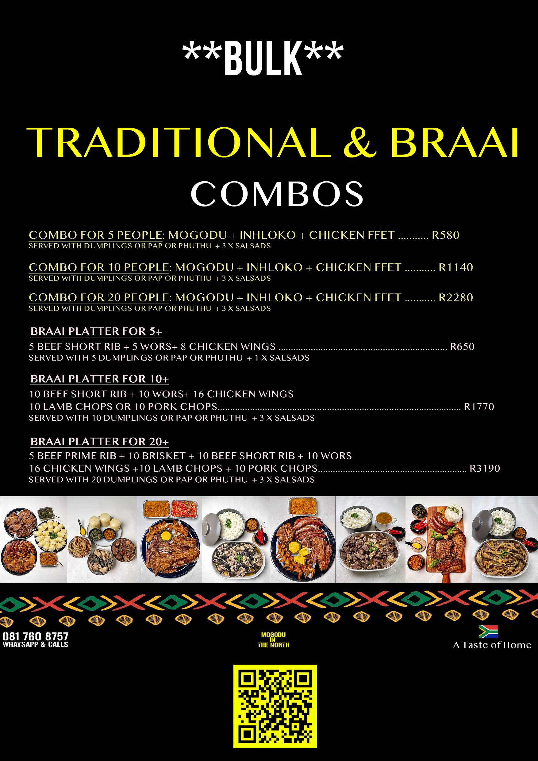 Menu – Mogodu In The North